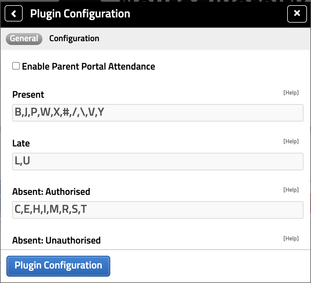 Configure Attendance
