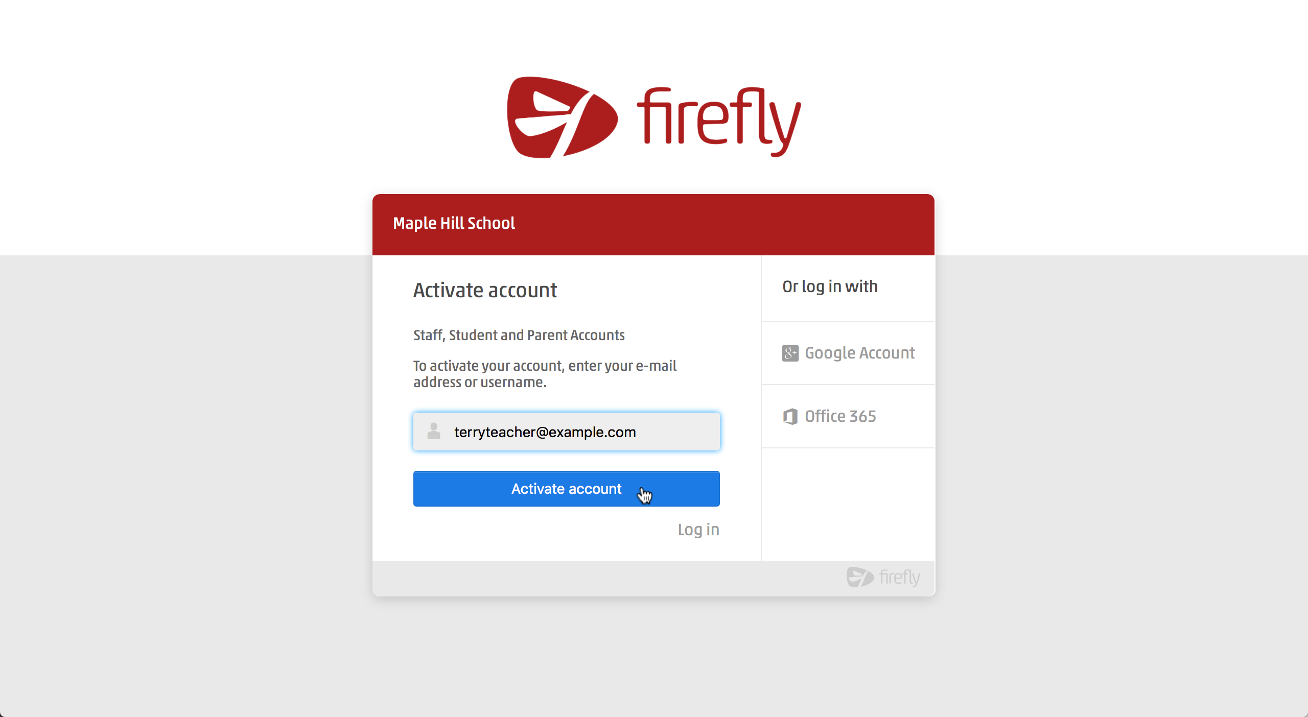Logging In to Firefly for Students