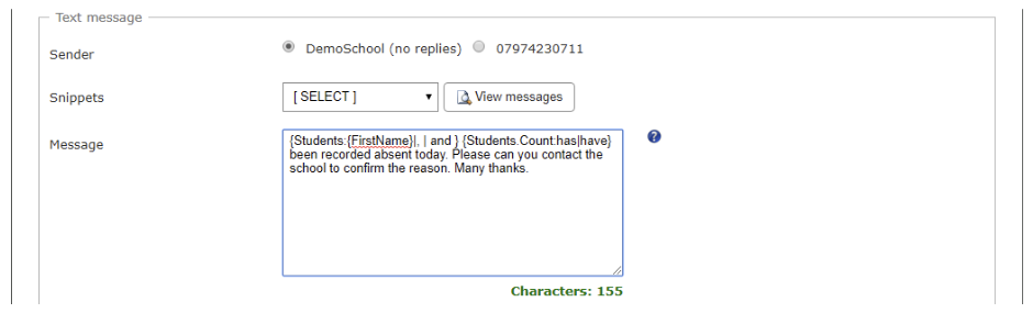 Create a New Text Message