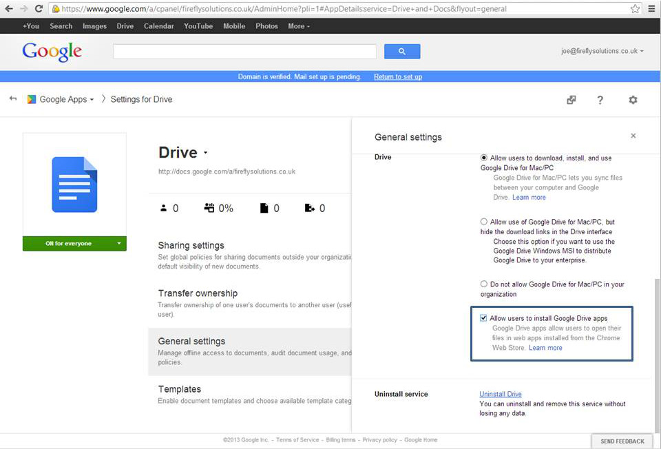 Integrating with Google