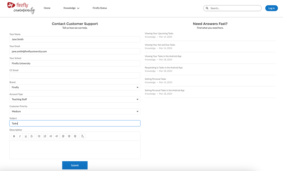 Firefly Learning Community Overview