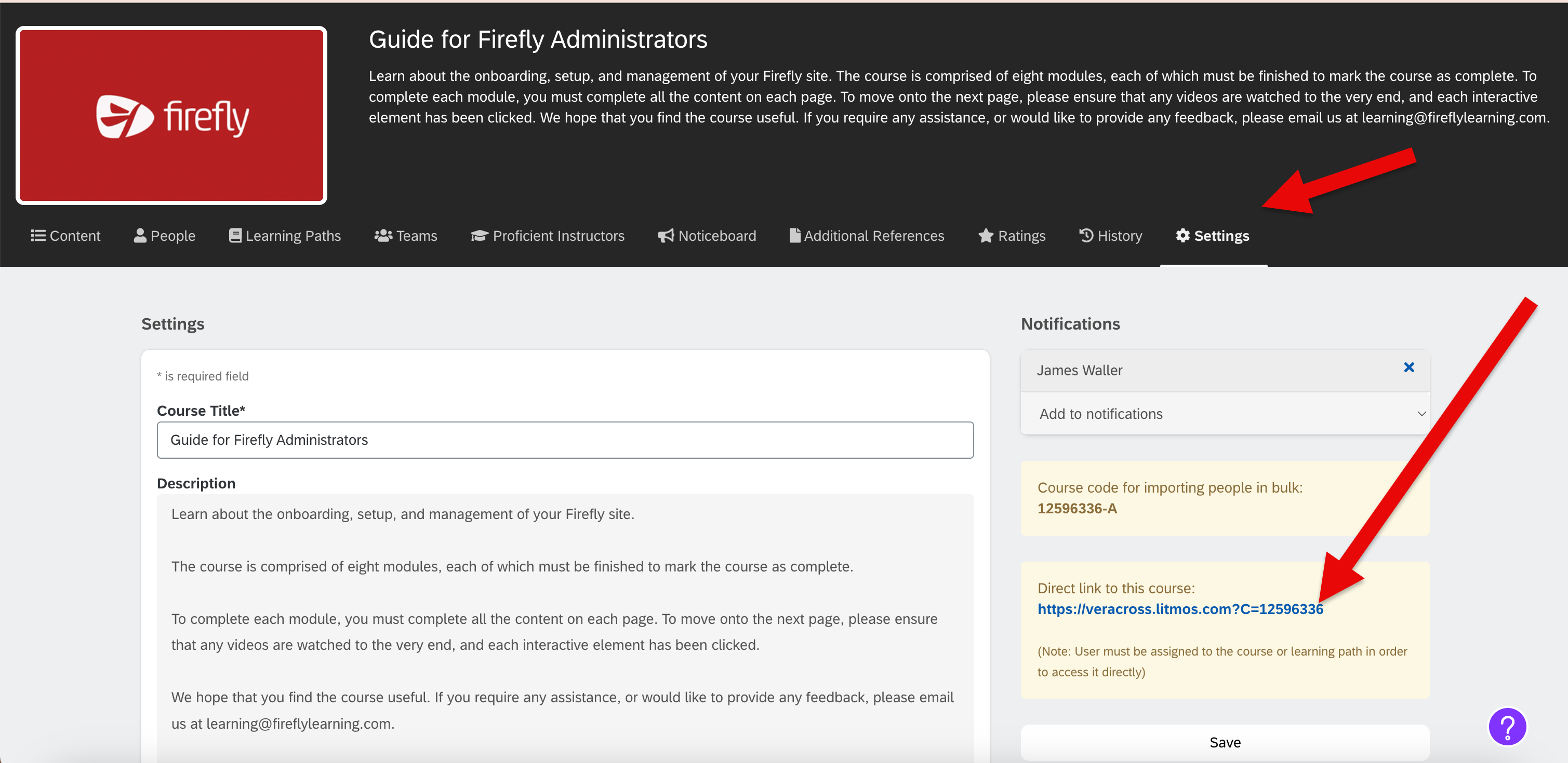 Managing Users and Assigning Courses in Firefly University