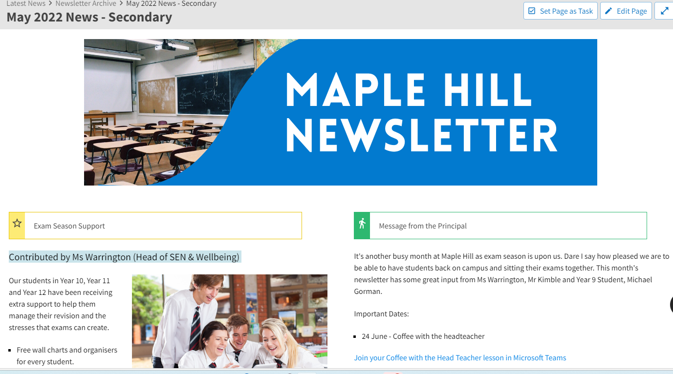 Creating Newsletters