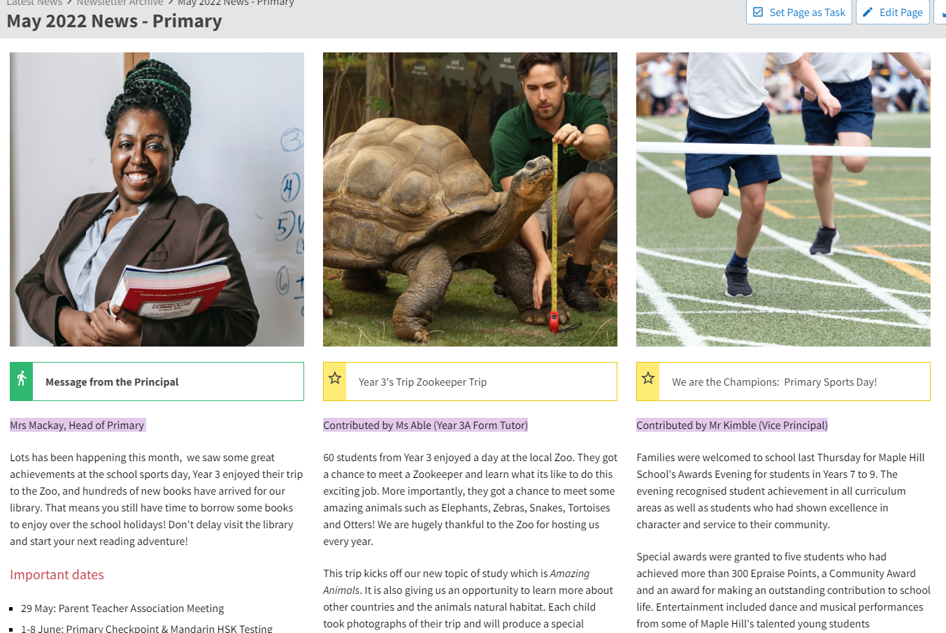 Creating Newsletters